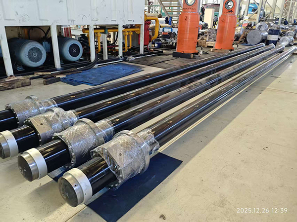 Dam Gate Cylinders installed with ceramic coated rods - Flutec Hydraulics